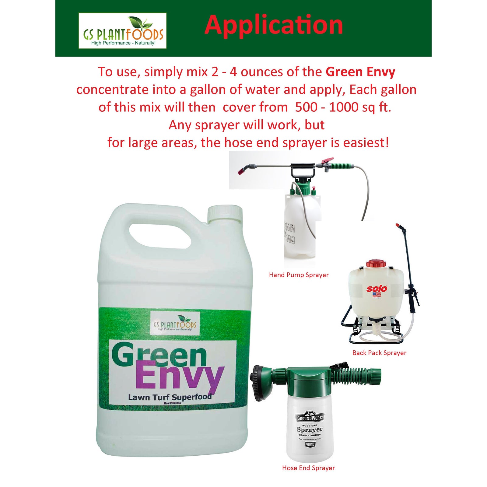 Green Envy - Lawn Turf Superfood – GS Plant Foods